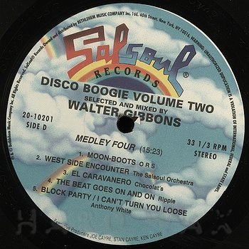 Walter Gibbons: Salsoul Disco Boogie Vol.2 - Hard Wax