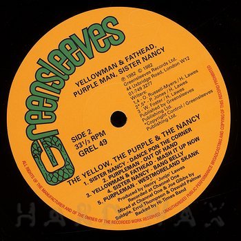 Yellowman & Fathead, Purpleman, Sister Nancy: The Yellow, The Purple ...