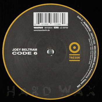 Joey Beltram: Code 6 - Hard Wax